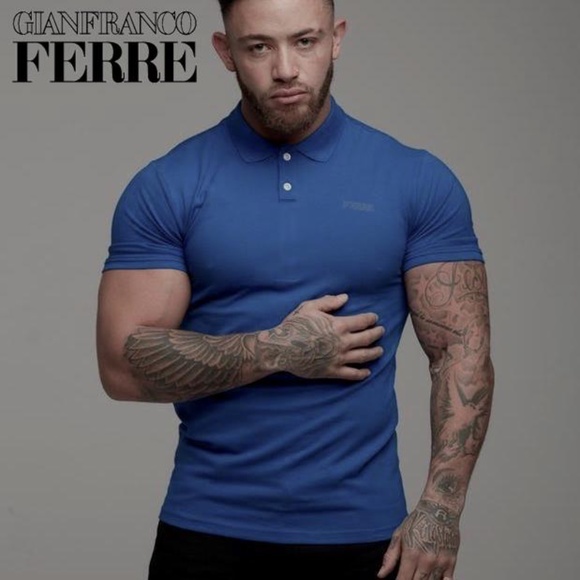 Gianfranco Ferre | Shirts | Gianfranco Ferre Snap Polo Small Gently ...